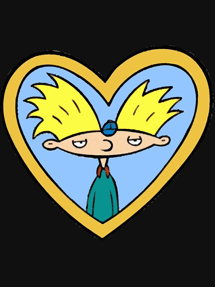 Helga's Locket Hey Arnold crewneck T-Shirt sold by Ilustrata studio ...