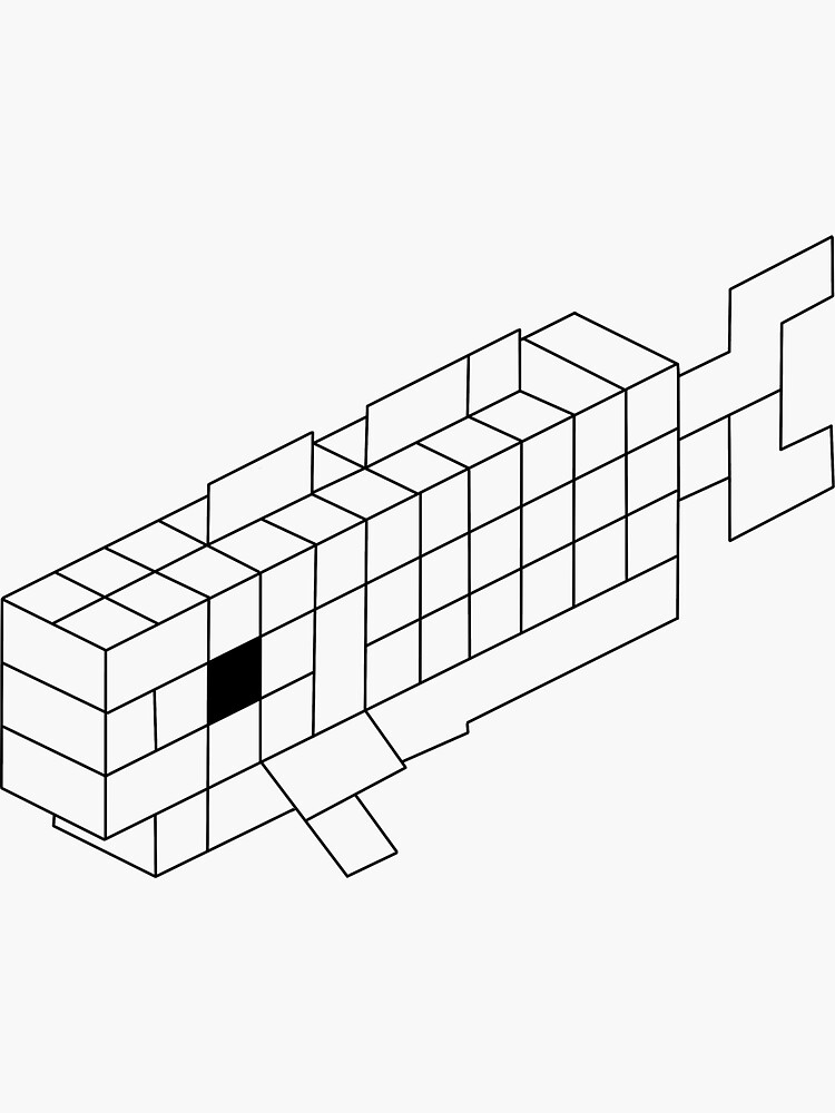 "Minecraft Cod" Sticker by MCDesignss | Redbubble