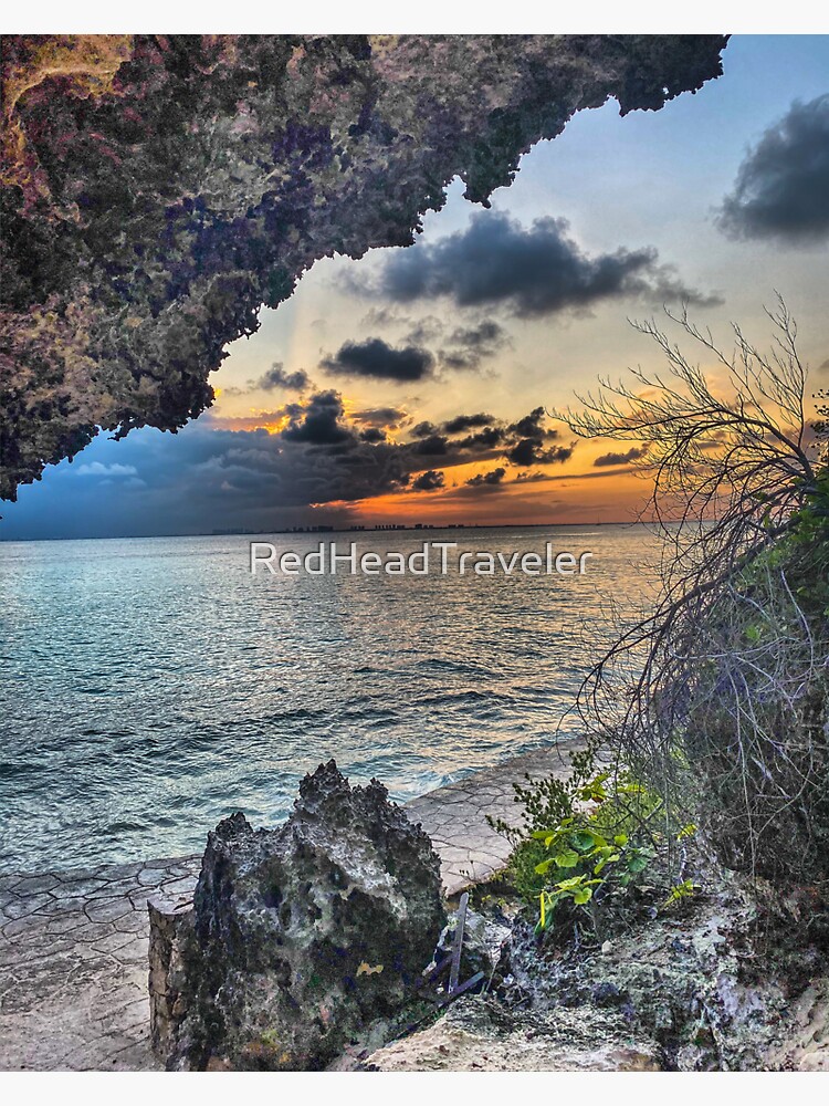 "Isla Mujeres " Sticker for Sale by RedHeadTraveler | Redbubble