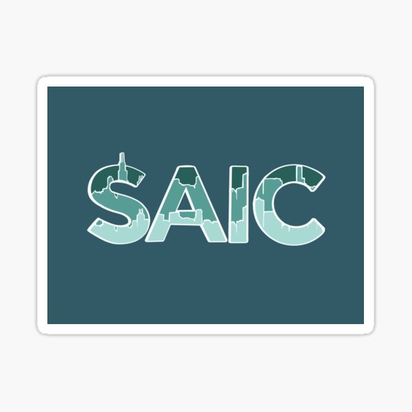 "SAIC city skyline " Sticker for Sale by crazyartdreams | Redbubble