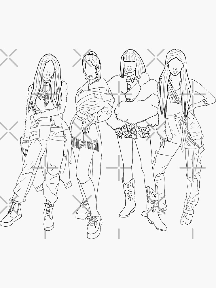 "BLACKPINK How You Like That" Sticker for Sale by TheSimpleEdge | Redbubble