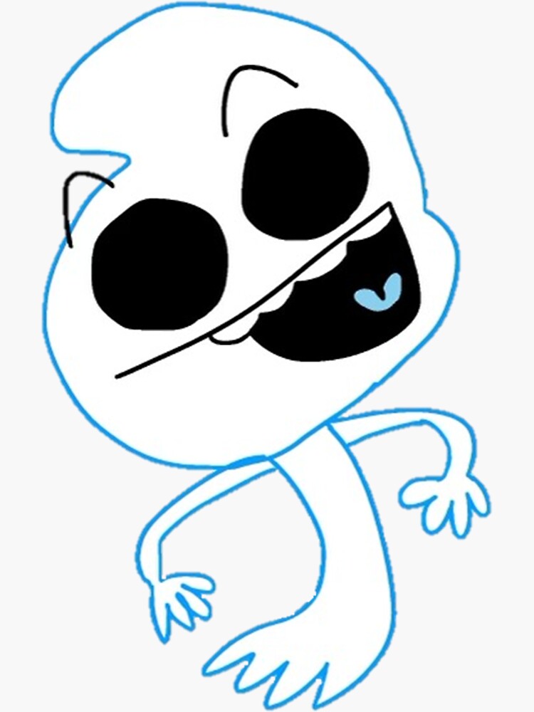 Goofball The Goofy Cartoon Ghost Sticker For Sale By Joshkomisarcik