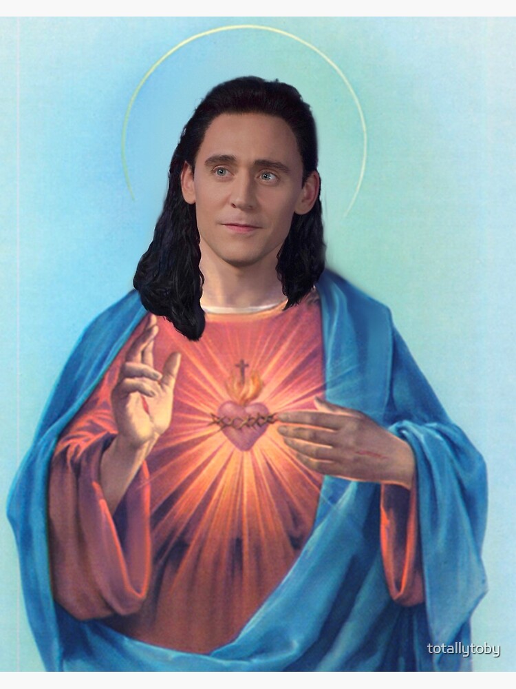 "Tom Hiddleston Jesus " Art Board Print for Sale by totallytoby | Redbubble
