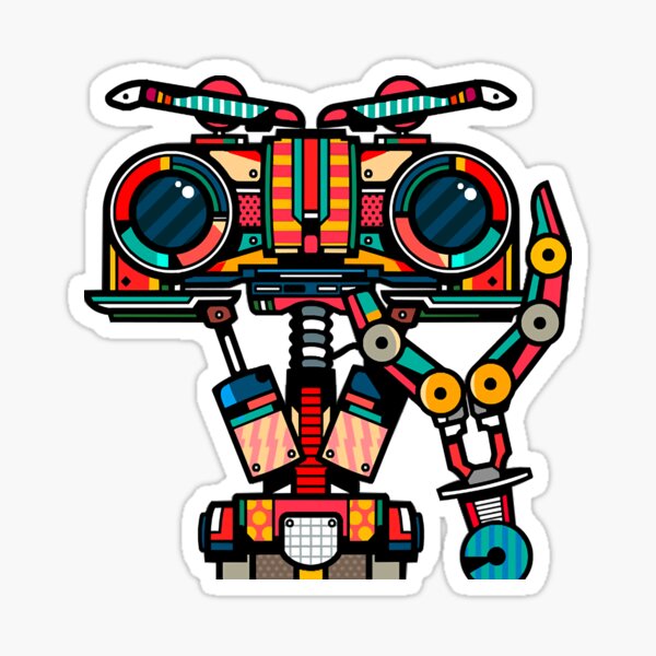 "Short Circuit " Sticker for Sale by JhiaSinglet | Redbubble