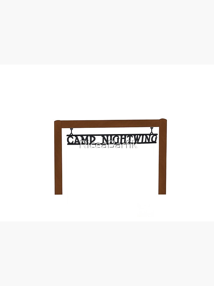 "Fear Street Camp Nightwing Wooden Sign" Poster by RiceaBarfik | Redbubble