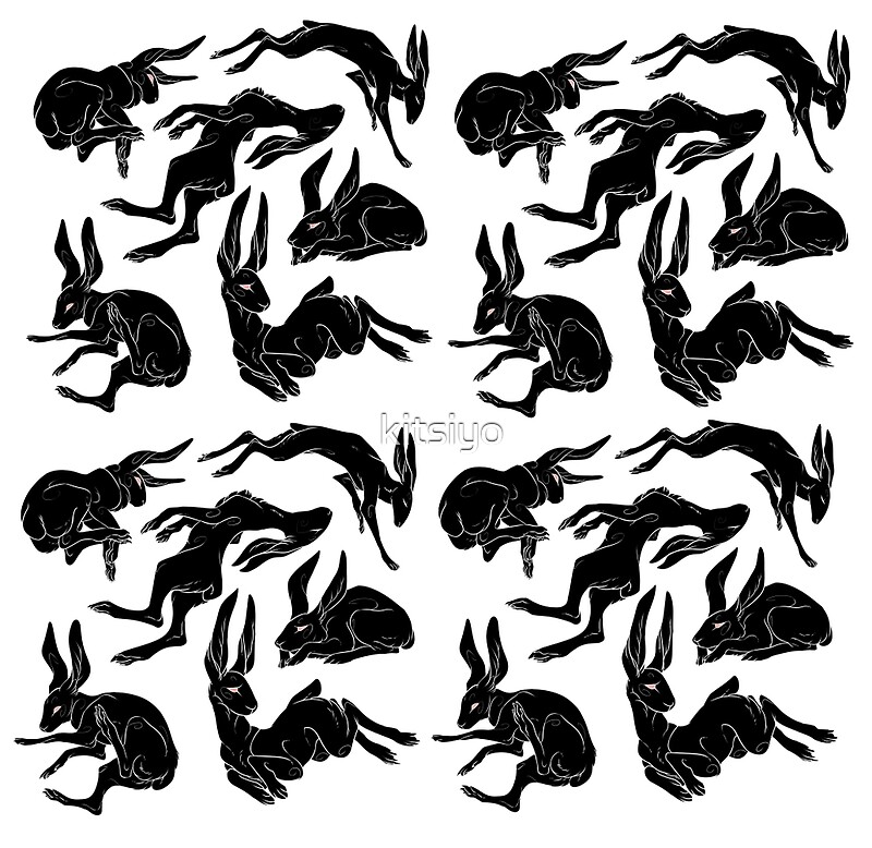 "Black Rabbit of Inle" by kitsiyo | Redbubble