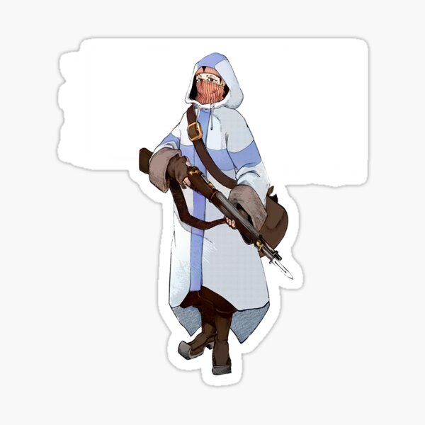 "Record Of Ragnarok - Simo Häyhä" Sticker for Sale by CowardlyDogCute ...