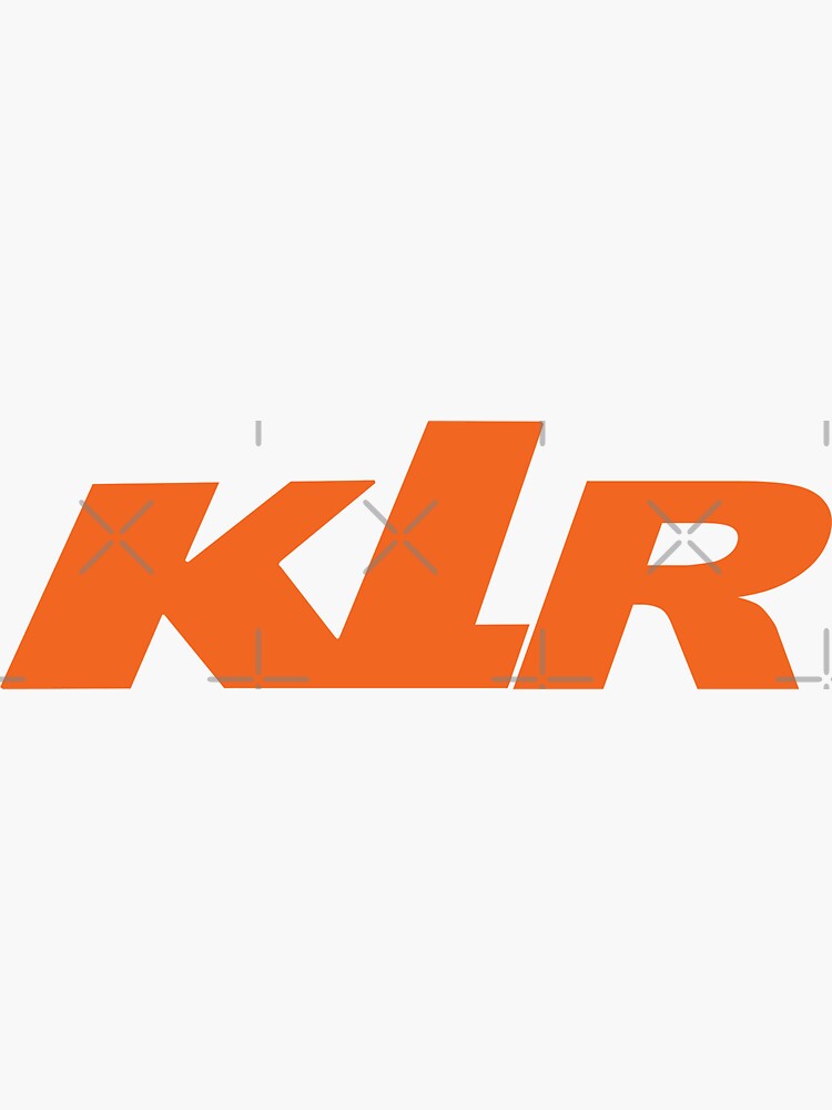 "KLR Shirt" Sticker for Sale by TheScrambler | Redbubble