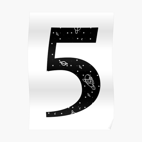 "Space number 5" Poster by galax-C | Redbubble
