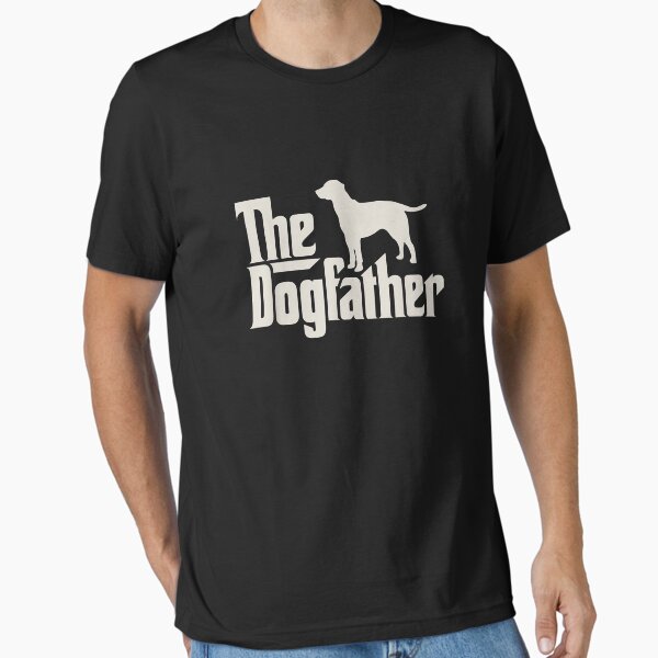 "The Dogfather Labrador Funny Dog Owner Shirt" Essential T-Shirt for ...