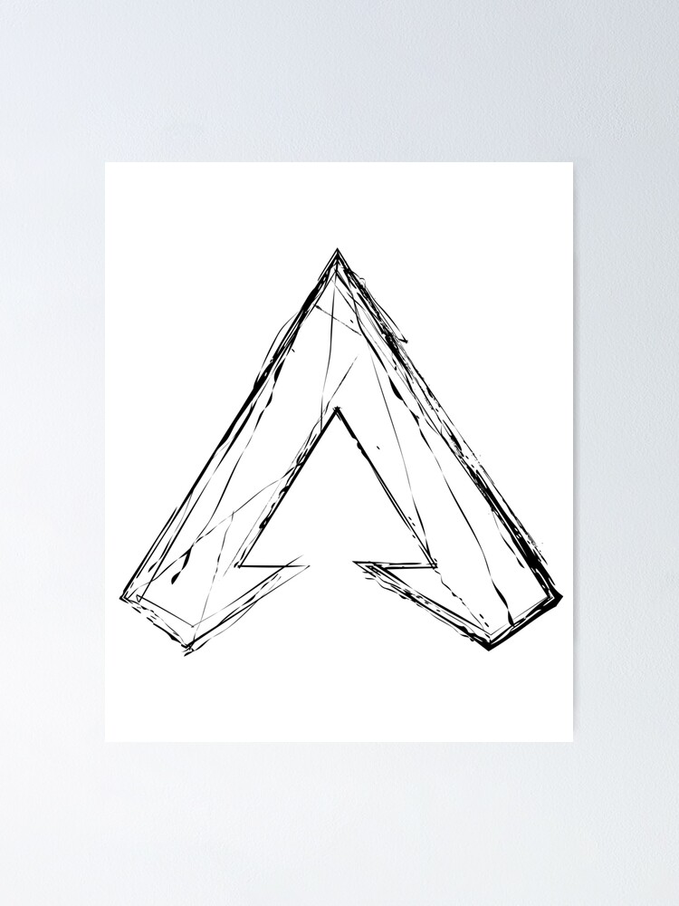 "APEX LEGENDS LOGO-sketch" Poster for Sale by blindmorning | Redbubble