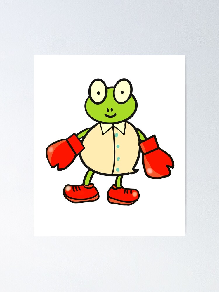 "Boxing Frog" Poster by papaipapai198 | Redbubble