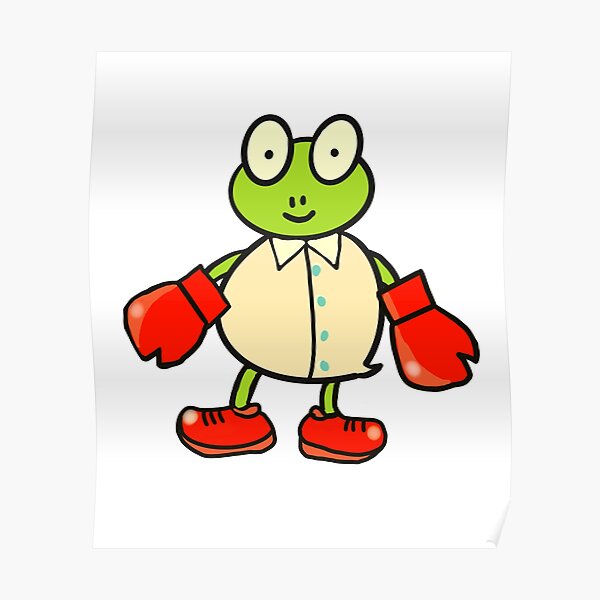 "Boxing Frog" Poster by papaipapai198 | Redbubble