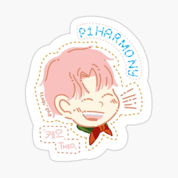 "Happy Theo" Sticker for Sale by Ayatan77 | Redbubble