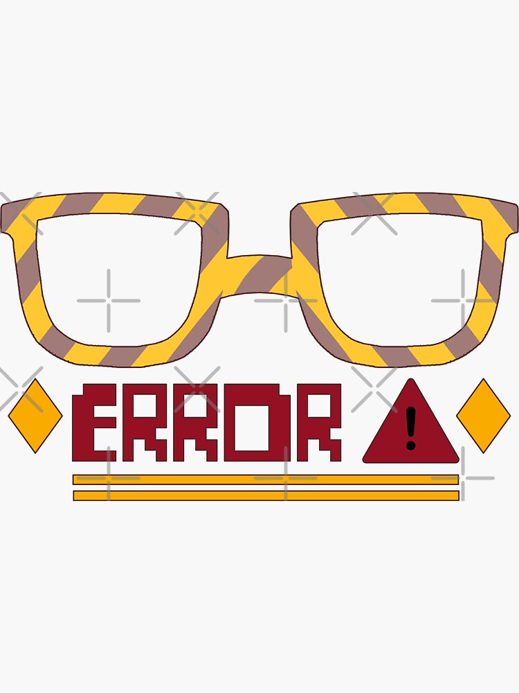 "707 ERROR" Sticker for Sale by Reimine | Redbubble