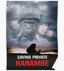 Harambe: Posters | Redbubble