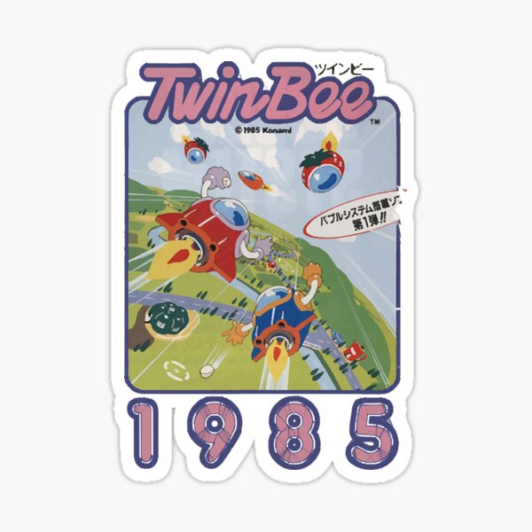 "TwinBee " Sticker for Sale by ChantalKrat | Redbubble
