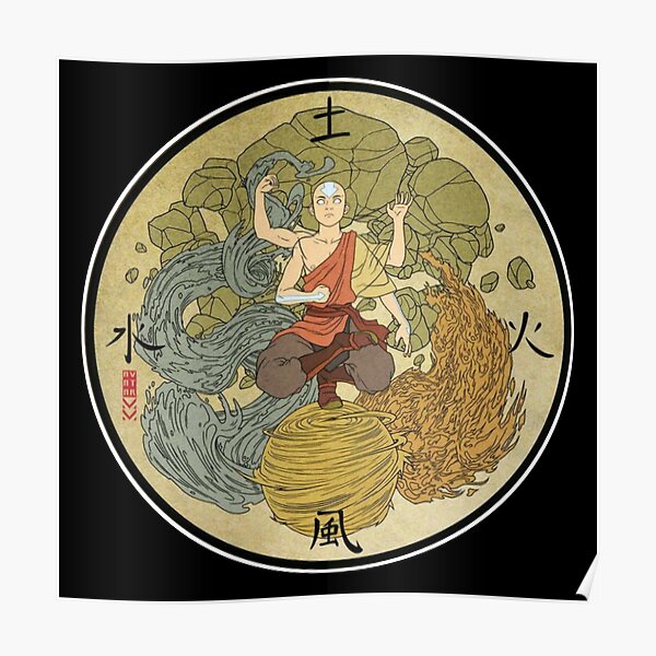 "Elemen Avatar" Poster by monapierson | Redbubble