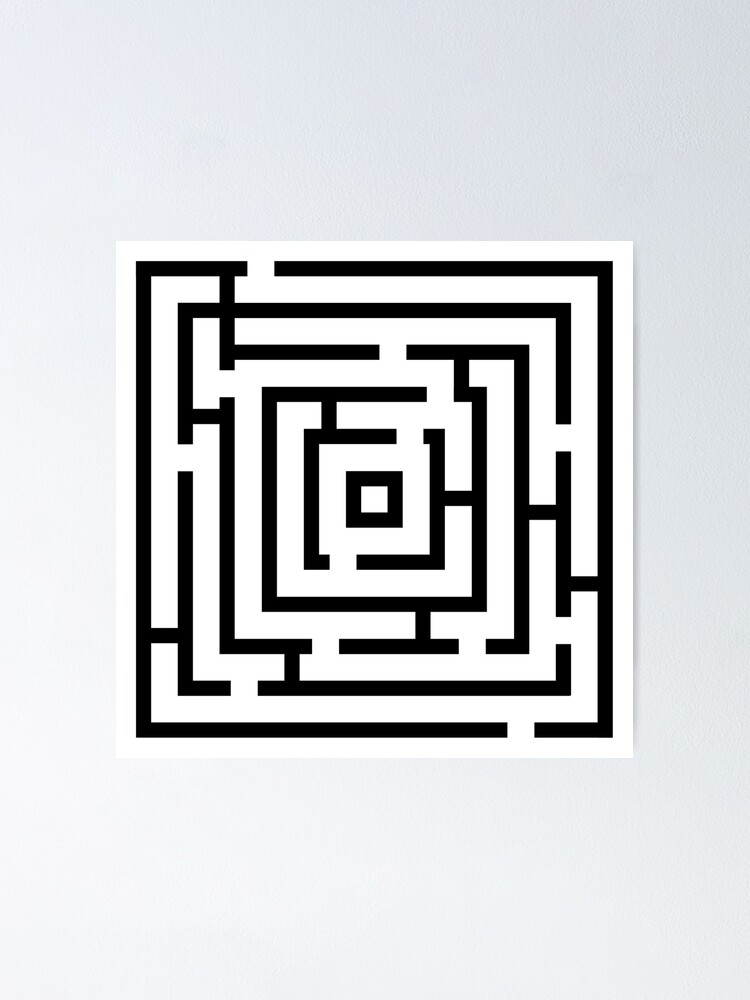 "labyrinth ,Kids maze game" Poster for Sale by naum100 | Redbubble