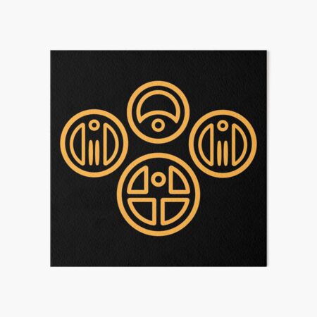 "Avdol Necklace Jojo Minimalist Logo " Art Board Print by ShinsenMerch ...