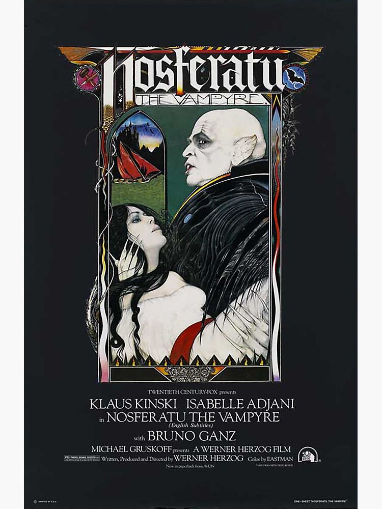 "Nosferatu Movie Poster" Sticker for Sale by toastercrab | Redbubble