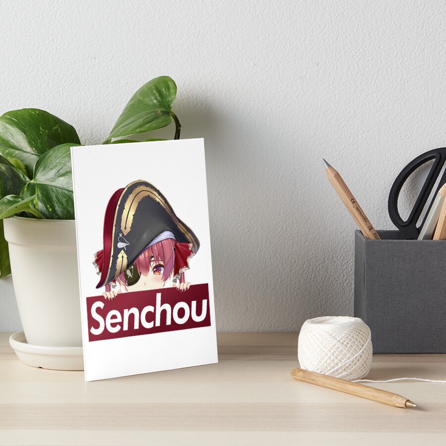 "Houshou Marine Senchou peeker" Art Board Print for Sale by ...