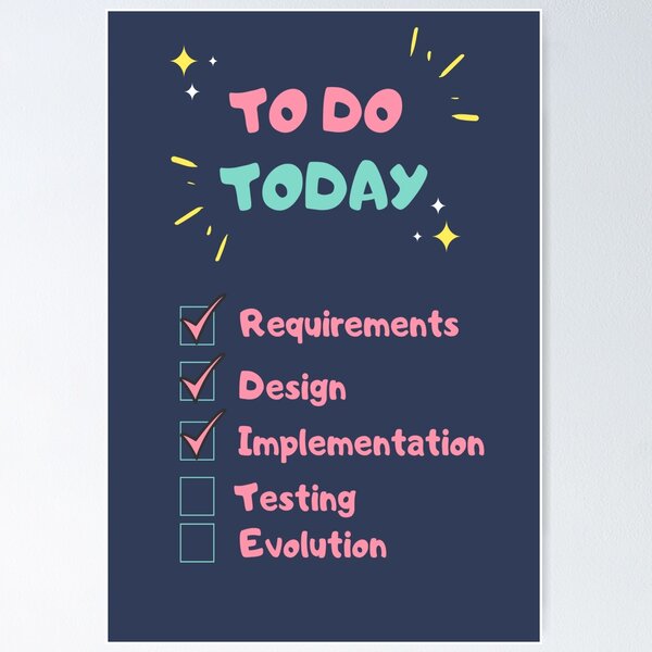 "SDLC Life Cycle" Poster for Sale by Tshirtpedia | Redbubble