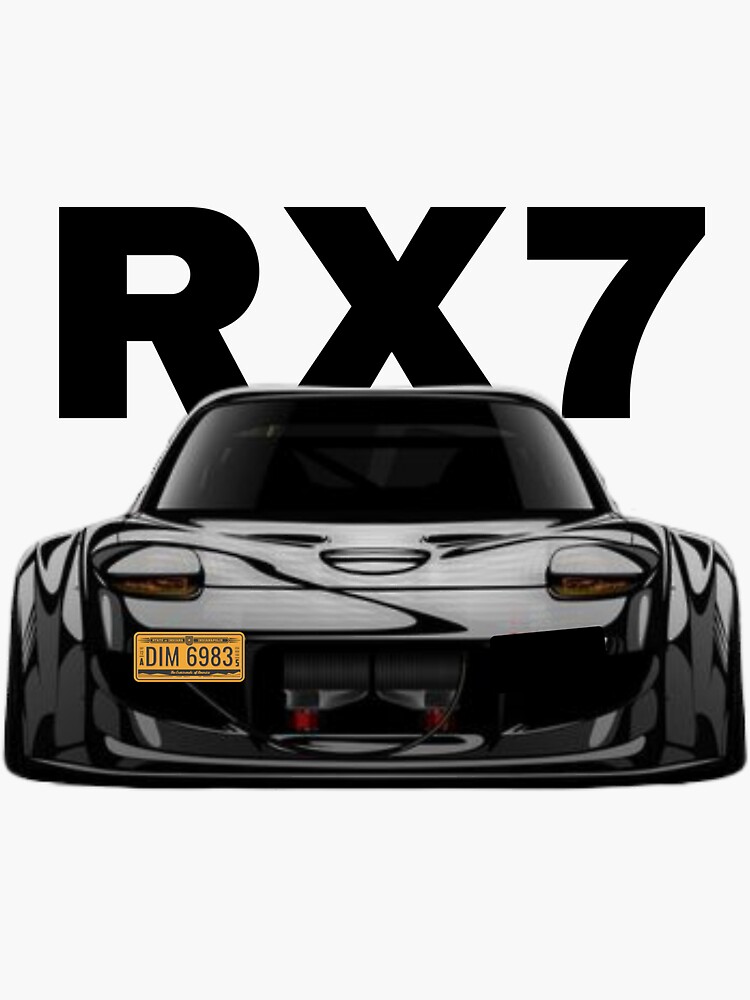 "Rx7 FD " Sticker for Sale by MOTOSHIFT | Redbubble