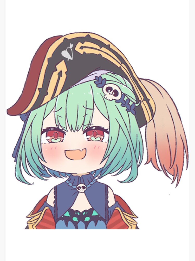 "Uruha Rushia Chibi" Art Print by JaxCardilany | Redbubble