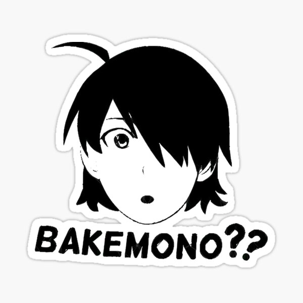 "Bakemonogatari Bakemono Araraig Koyomi " Sticker for Sale by ...