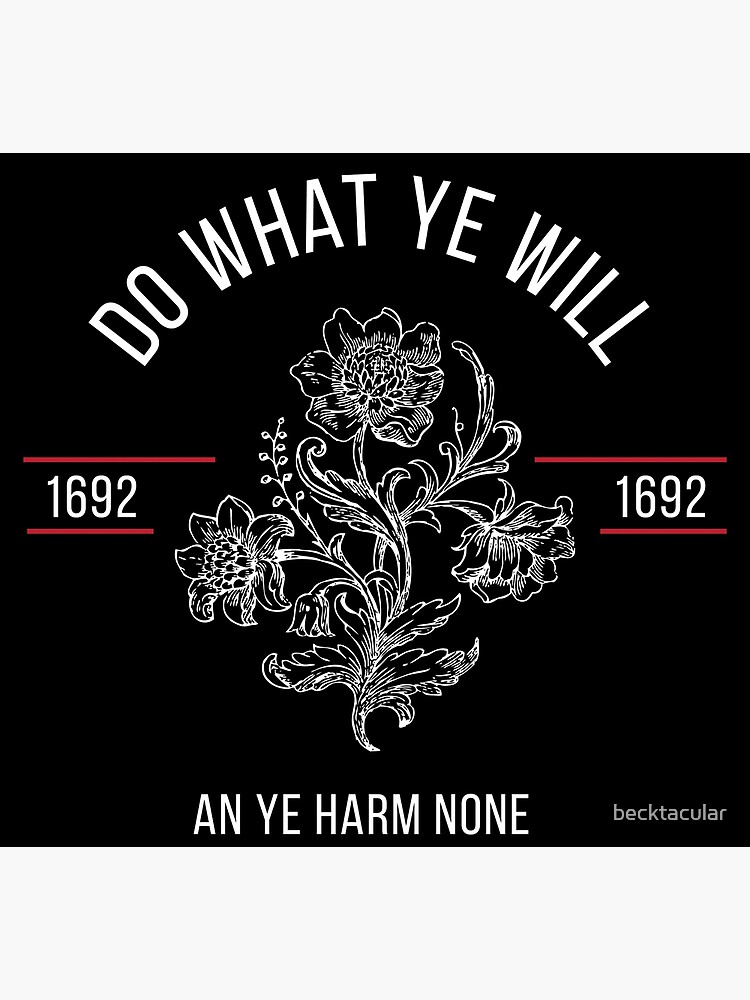 "Wiccan Rede" Poster by becktacular | Redbubble