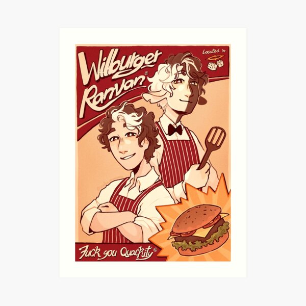 "wilburger ranvan poster" Art Print for Sale by winter-mornings | Redbubble