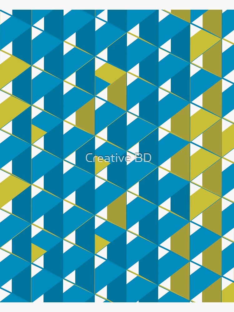 "3D Lovely GEO Lines " Sticker by tamaya111 | Redbubble