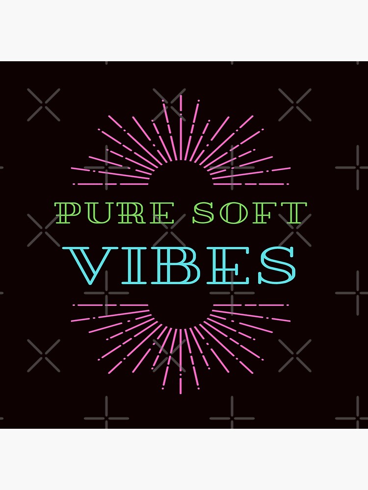 "PURE SOFT VIBES SUN STYLE WITH GREEN BLEU SKY AND PINK COULOR" Poster ...