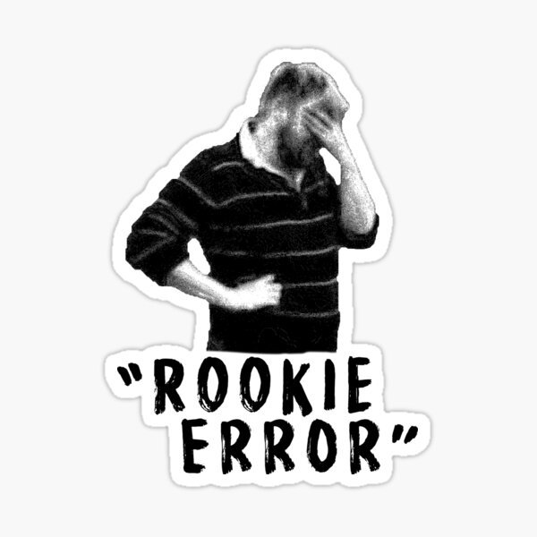 "Rookie Error Kaleb Cooper" Sticker for Sale by skillzyshawart | Redbubble