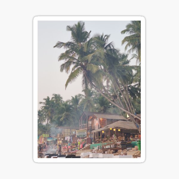"Goa - India beach daytime Smoke" Sticker for Sale by WeAreHope | Redbubble
