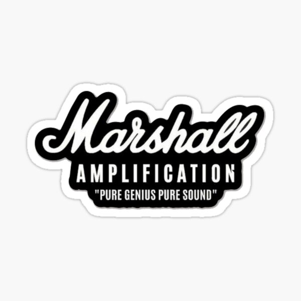 Marshall Amplification Stickers | Redbubble