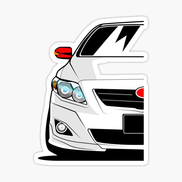 "Corolla Altis" Sticker for Sale by CopiPanilArt | Redbubble