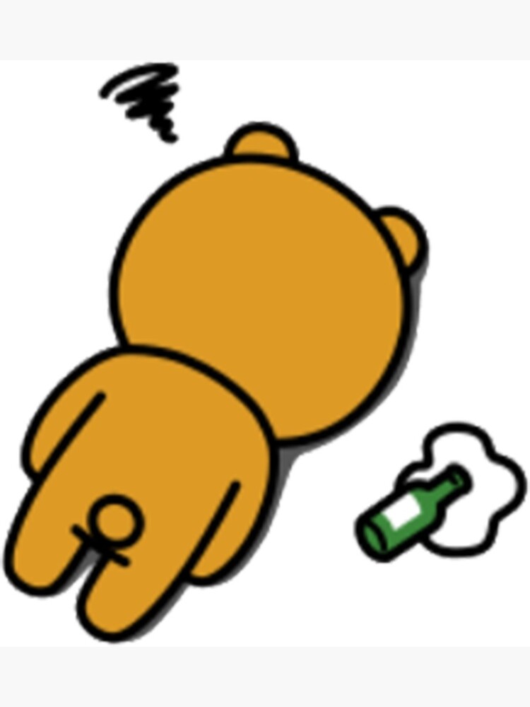 "KakaoTalk Friends Hello! Ryan (카카오톡 라이언)" Art Print by icdeadpixels ...