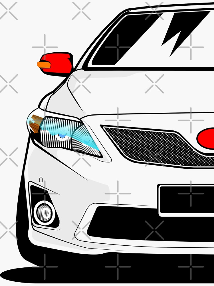 "Corolla Altis" Sticker for Sale by CopiPanilArt | Redbubble