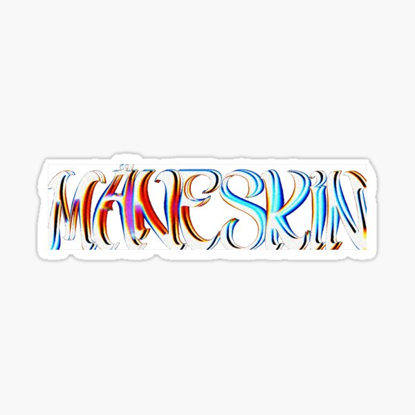 "Maneskin logo" Sticker for Sale by Nilless1234 | Redbubble