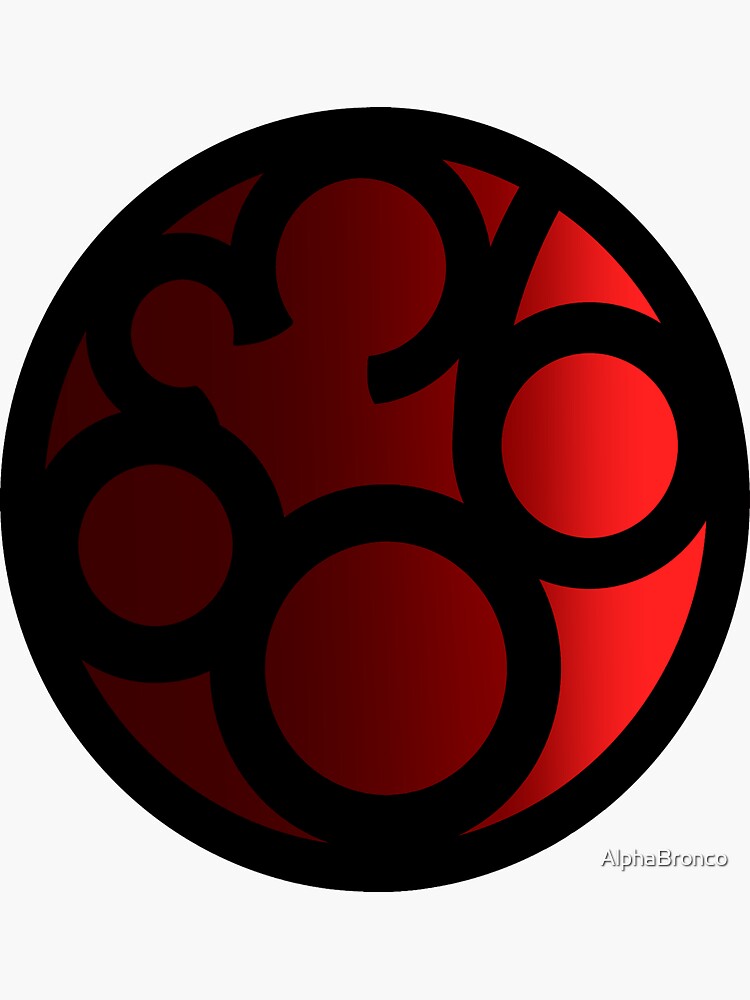 "Project: 863 (Black with Red Gradient)" Sticker for Sale by ...