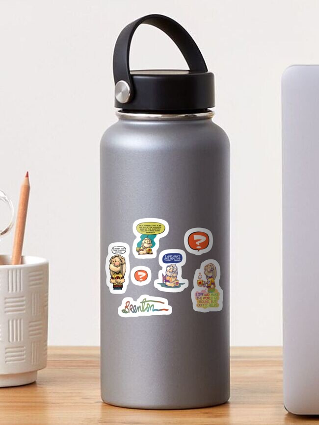 "Brenton Sticker Collection, Vol.1" Sticker for Sale by Brentoncartoon ...