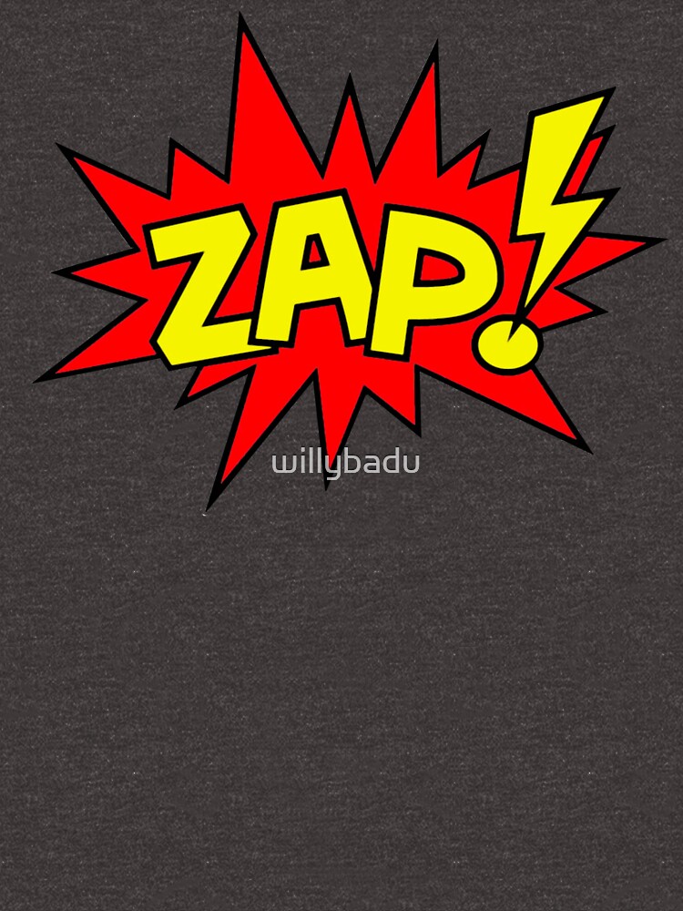 "Colorful Zap Comic Action Bubble Design" T-shirt for Sale by willybadu ...