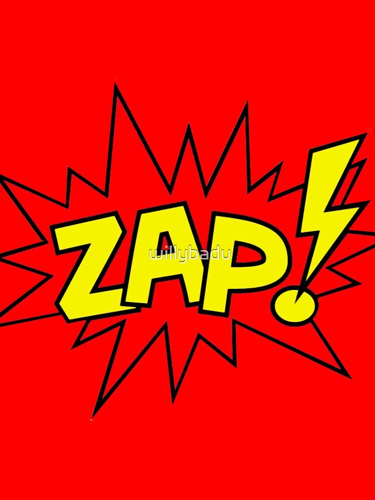 "Colorful Zap Comic Action Bubble Design" Drawstring Bag for Sale by ...