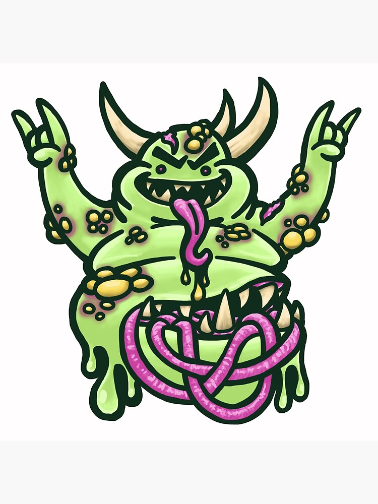 "Nurgling Emote" Poster for Sale by DwarvenWarrior | Redbubble