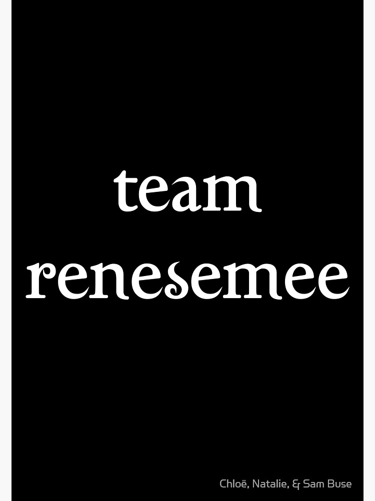 "Team Renesmee - Twilight Inspired" Poster for Sale by pizzakeicute ...