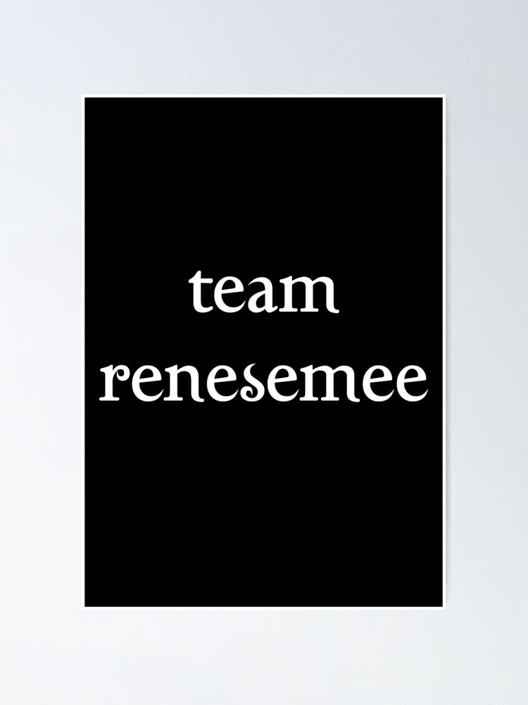 "Team Renesmee - Twilight Inspired" Poster for Sale by pizzakeicute ...
