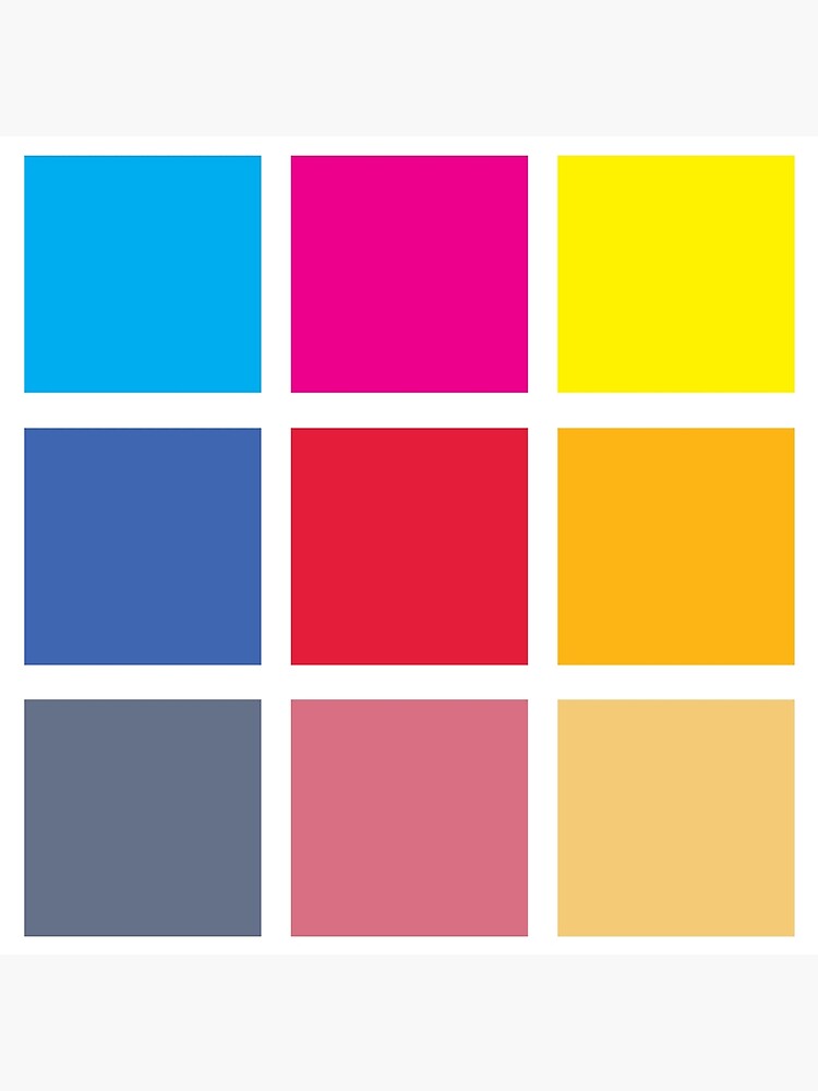 "Squares of Color" Art Print for Sale by DankSpaghetti | Redbubble