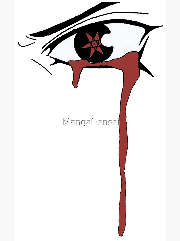 " Bleeding Eye" Art Print for Sale by MangaSensei | Redbubble